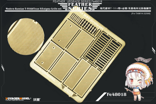 VoyagerModel.Co.Ltd FE48018 Modern Russian T-55A&Tiran 5/ Enigma Grills set