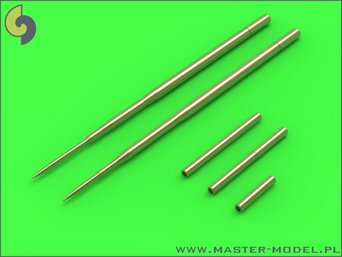 Master AM-72-072 MiG-17PF (Fresco D) - 23mm gun barrels set & Pitot Tubes