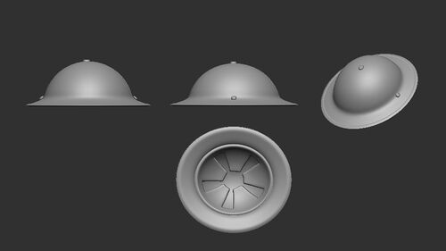 Firma49 H010-16 British Helmet Mk.1 (Detail)