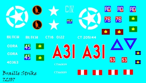 Braille Strike 72107 Canadian RAM Tanks