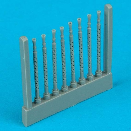 Quickboost 48047 Lancaster Gun Barrels Round Perforated Tamiya