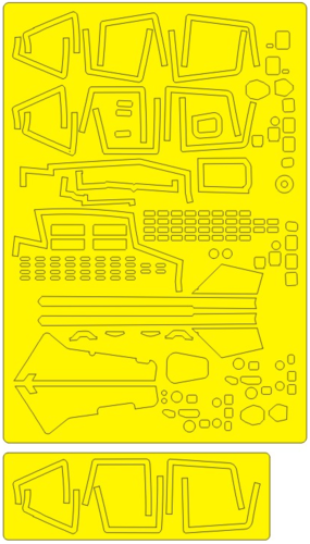 New Ware AM0832 Su-27UB EXPERT kabuki masks for G.W.H