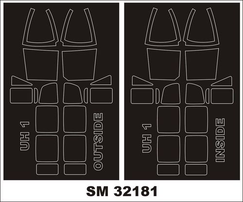 Montex SM32181 UH-1D Huey Dragon