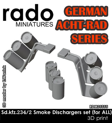 Rado Miniatures 35S55 Sd.Kfz.234/2 Smoke Dischargers Set