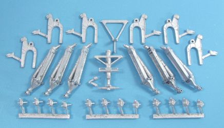 Scale Aircraft Conversions 72042 Airbus A400 M Grizzly - Landing Gear (designed to be used with Revell kits)