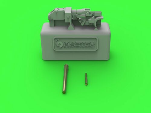 Master GM-72-015 Japanese Type 95 Ha-Go light tank - 37mm Type 94 gun barrels with resin mount (for IBG kit)
