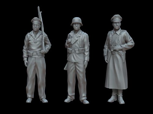 White Stork Miniatures F72031 German Navy Soldiers