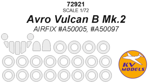 KV Models 72921 Avro Vulcan B Mk.2