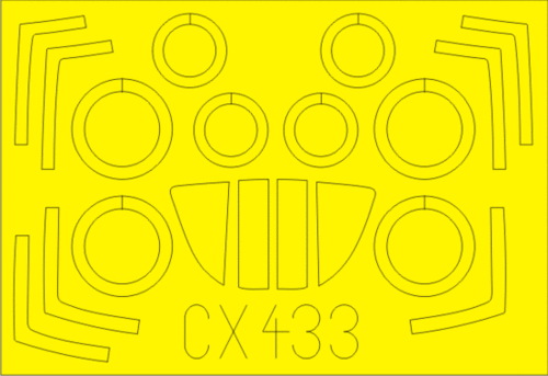 Eduard CX433 MiG-29A Izdeliye 9-12 TRUMPETER 01674