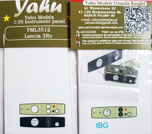 Yahu Models L3512 Lancia 3Ro (IBG)