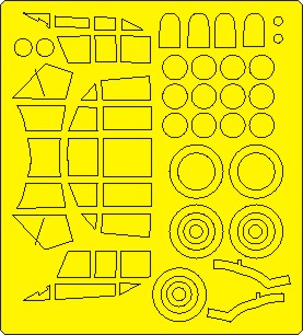 New Ware AM1297 Antonov AN-2/AN-2CX Colt BASIC jabuki masks for Hobby Boss