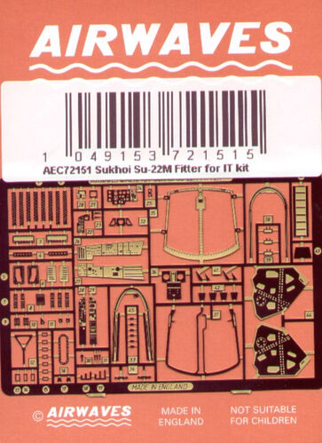 Airwaves C72151 Sukhoi Su-22 Fitter - Canopy frame, instruments etc (for Italeri kits)