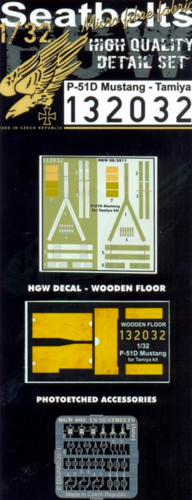 HGW Models 132032 P-51D Mustang + Wooden Cocpit Floor