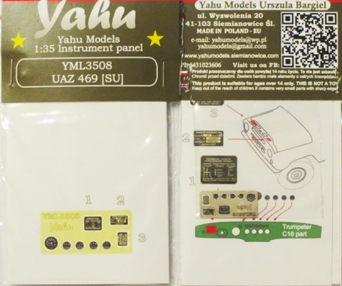 Yahu Models L3508 UAZ 469 (SU)