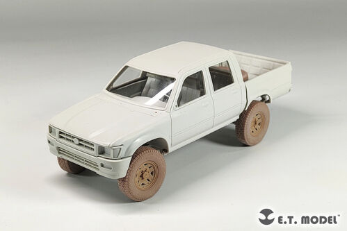 ET Model P35-163 Pick Up Truck (Toyota Hilux) - Sagged Wheels Type 2 (for Meng Kit / 3D-Printed)