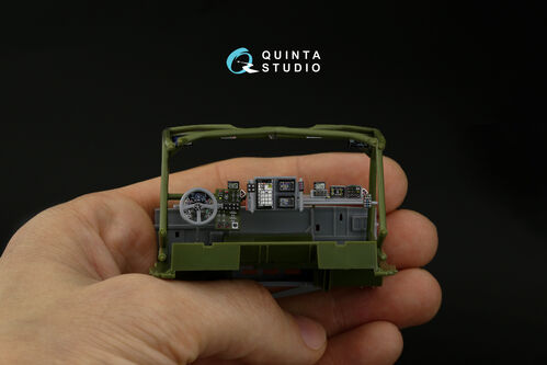 Quinta Studio QD35068 KAMAZ-43509 - 3D-Printed & Coloured Interior (for Zvezda kits)