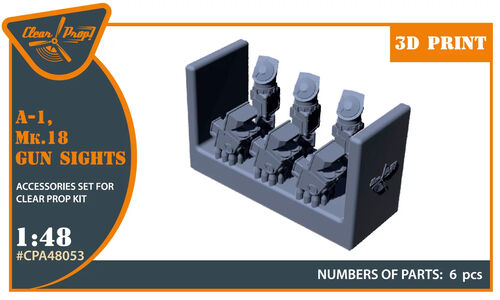 Clear Prop Models A48053 A-1, Mk.18 Gun Sights