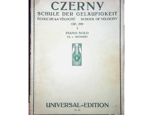 Carl Czerny ➡️ Schule der Geläufigkeit ➡️ Op. 299