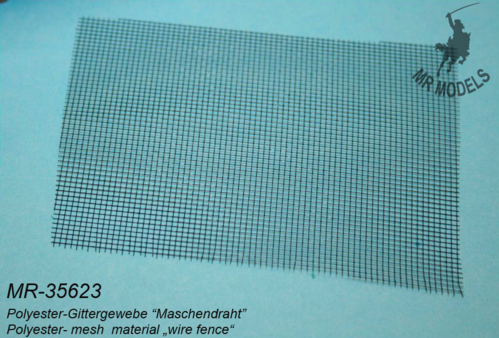 MR Modellbau 35623 Polyester- mesh material „wire fence“
