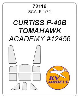 KV Models 72116 Curtiss P-40B Tomahawk (Academy)