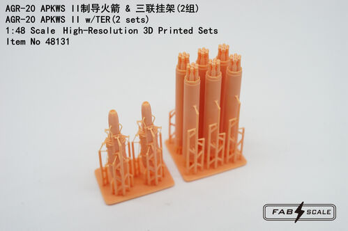 Fab Scale Fa48131 AGR-20 APKWS II with TER (2 Sets / 3D-Printed)