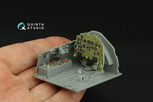 Quinta Studio QD32238 Mitsubishi J2M3/5/6 Raiden - 3D-Printed & Coloured Interior (for Hasegawa kits)