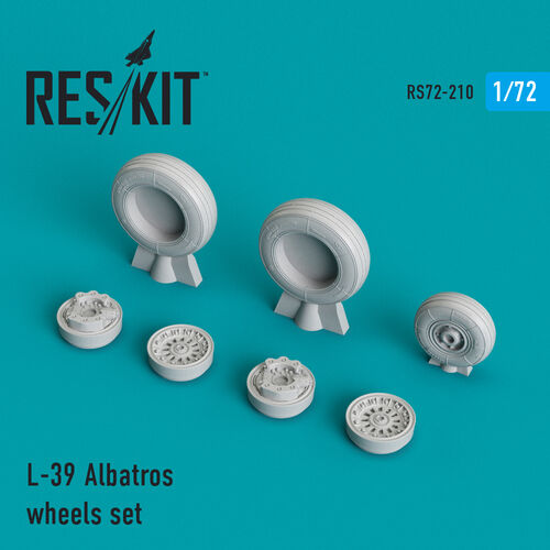DISCONTINUED RES/KIT 72-0210 L-39 Albatros wheels set