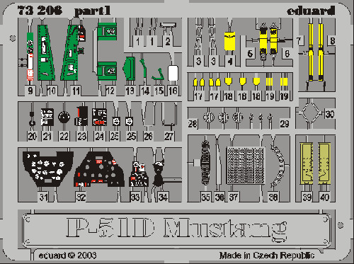 Eduard 73206 P-51D Tamiya