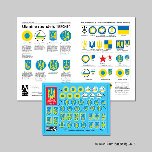 Blue Rider Publishing BR808 Ukraine Air Force