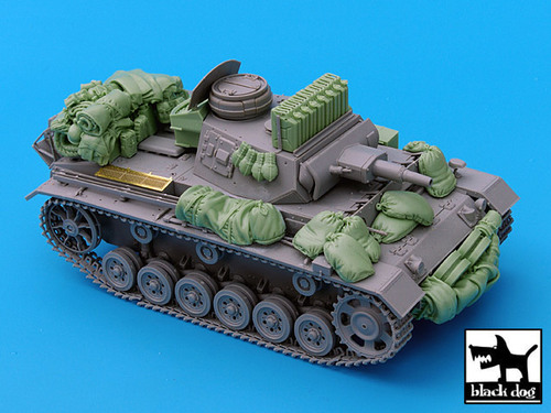 Black Dog T35030 Pz.Kpfw.III Ausf.N accessories set for Dragon