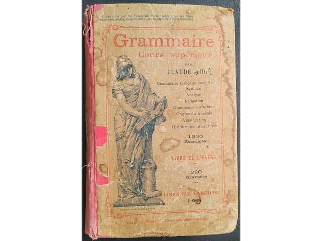 Grammaire cours supérieur - Claude Augé