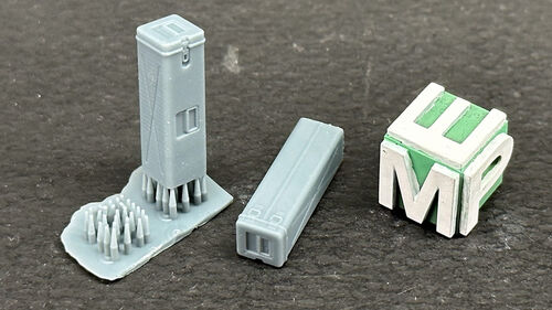 EMP3D 72040573 Pojemniki Na Amunicję 5cm L/60 - 2 Sztuki
