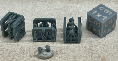 EMP3D 35040815 Światła obrysowe bez klosza ASU-85/T-55 - 4 sztuki