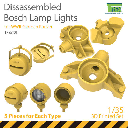 T-Rex Studio 35101 Dissassembled Bosch Lamp Lights for WWII German Panzer
