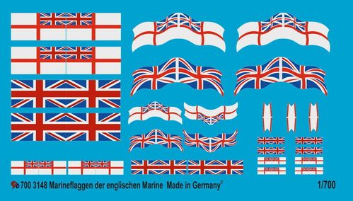 Peddinghaus-Decals 3148 English Navy Ensigns