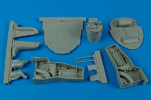Aires 2073 F8F-1 Bearcat wheel bay Trumpeter