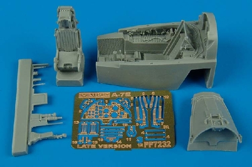 Aires 7232 A-7E Corsair II (late v.) cockpit set Hobby boss