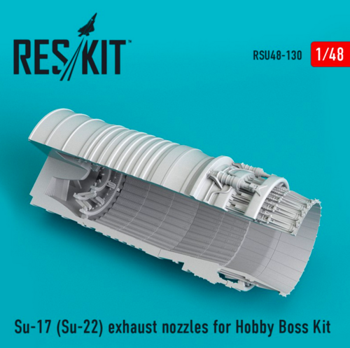 RES/KIT U48-0130 Su-17 Su-22 exhaust nozzles for Hobby Boss Kit