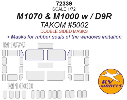 KV Models 72339 M1070 and M1000