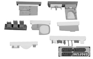 CMK K7428 B-25C/D Pilots' Cockpit and Radio Compartment AIRFIX