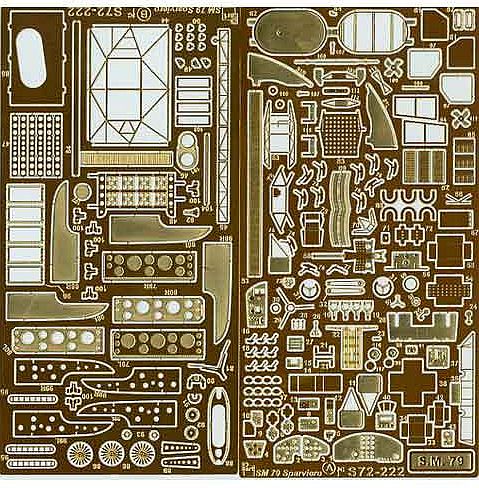 Part S72-222 Savoia SM.79 Italeri