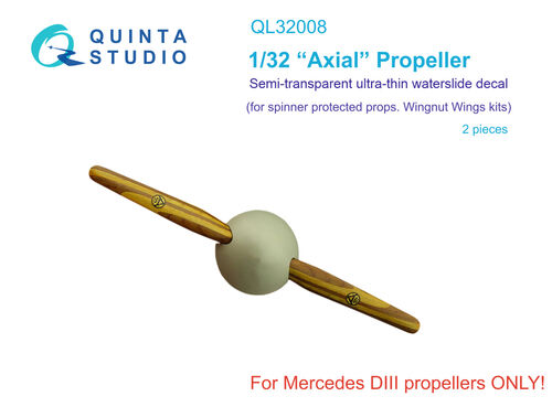 Quinta Studio QL32008 Wooden Propellers Axial (for Wingnut Wings kits)