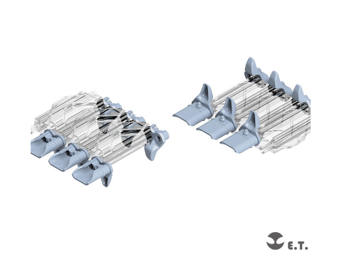 ET Model P35-094 US WWII M4 Sherman - Extended End Connectors "Duck bill" Type 2