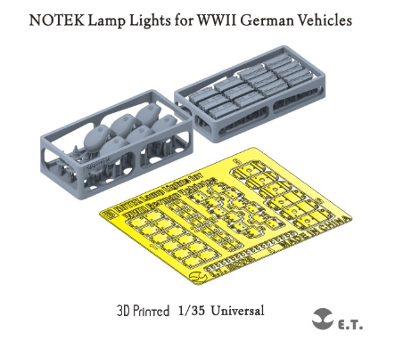 ET Model P35-209 Notek Lamp Lights for WWII German Vehicles
