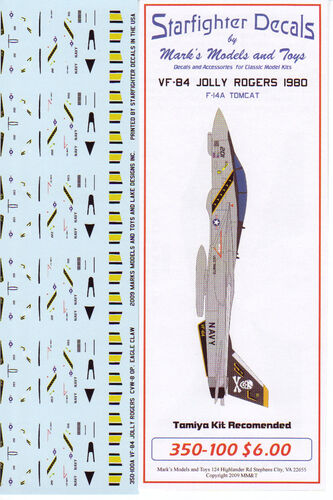 Starfighter Decals 350100 VF-84 Jolly Rogers Operation Eagle Claw - Grumman F-14 A
