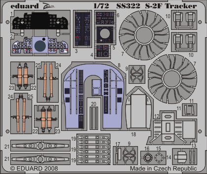 Eduard SS322 S-2F Hasegawa