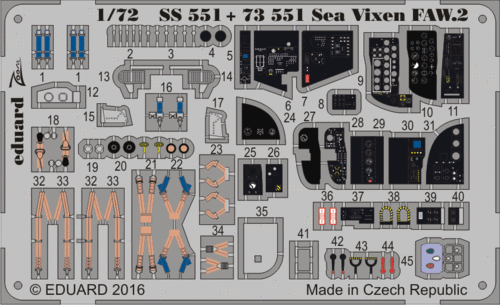 Eduard SS551 Sea Vixen FAW.2 CYBER HOBBY 5105