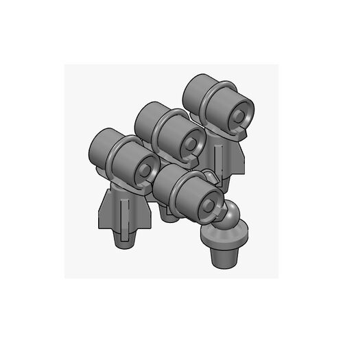 Black Cat Models AC350030e K-gun with Mk.6 depth charges (4 pcs)