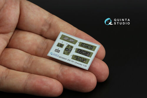 Quinta Studio QD35047 ZIS-151 - 3D-Printed & Coloured Interior (for Zvezda kits)