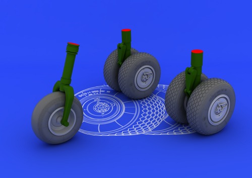 Eduard 632016 He 219 wheels REVELL